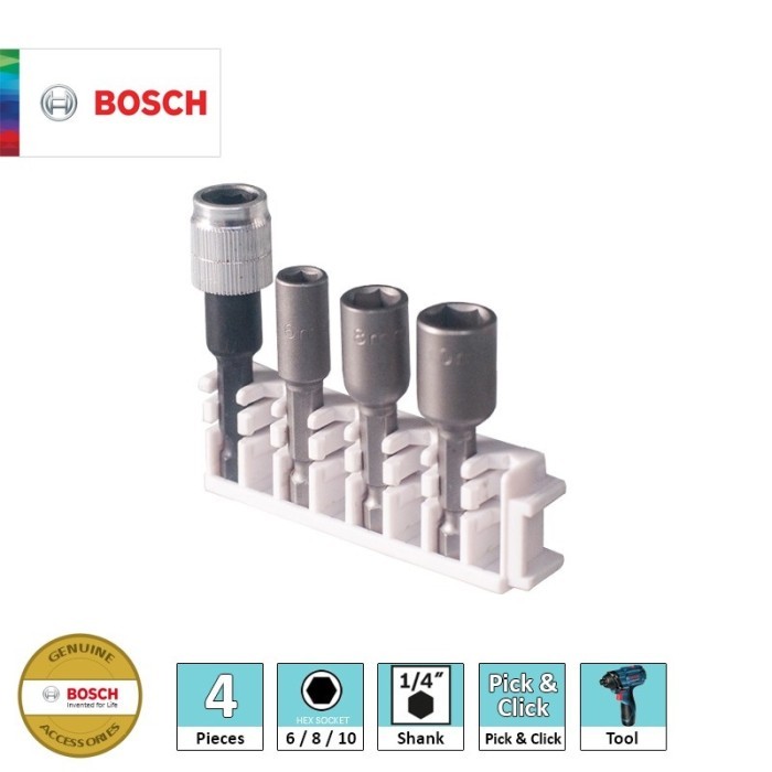 Jual Bosch Mata Roofing 6 8 10Mm Set - Magnetic Nut Setter | Shopee ...