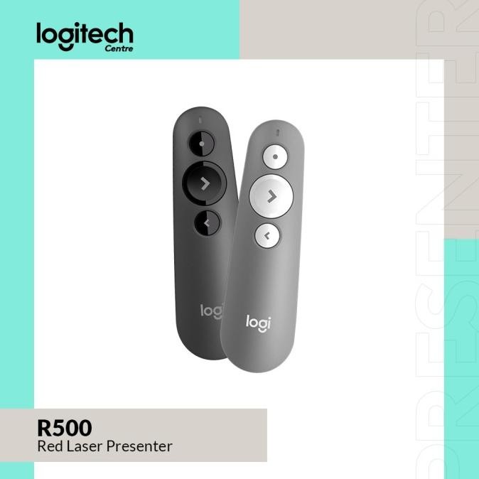 Jual Logitech R500 Laser Presenter Remote Red Laser Pointer ...