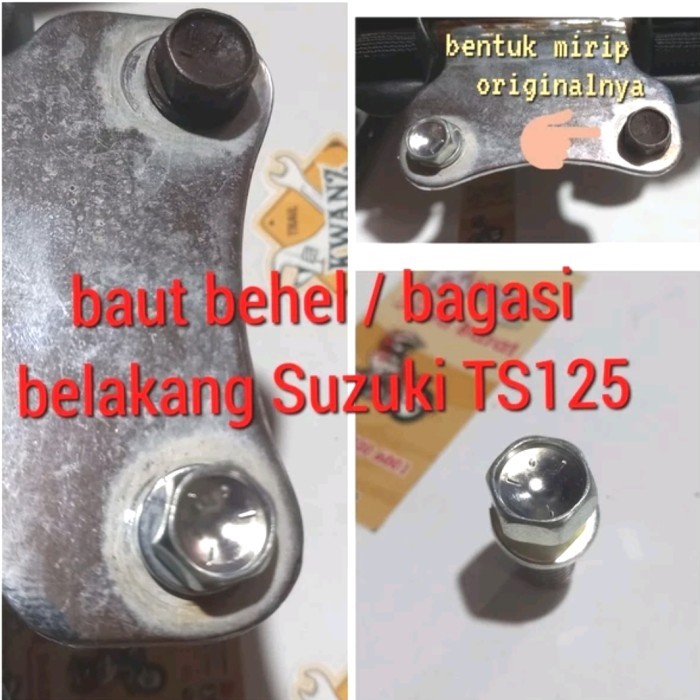 Jual Baut Behel Suzuki Ts125 Baut Bagasi Suzuki Ts125 Baut Rak Belakang Suzuki Ts125 Barang ...