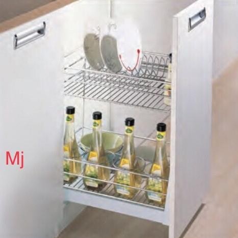 Jual Rak Piring Botol Bawah Stainless Chrome Bukan Taco | Shopee Indonesia