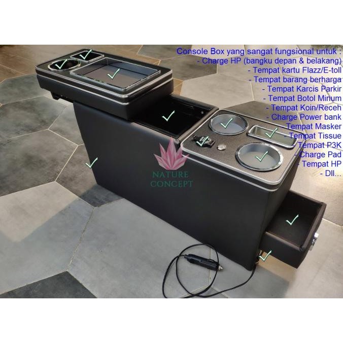 Jual Console Box Mobil Biante Serena Cortez Voxy Luxury Edition ...