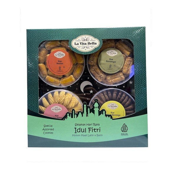 Jual LA VITA BELLA SPECIAL ASSORTED COOKIES 4'S | Shopee Indonesia