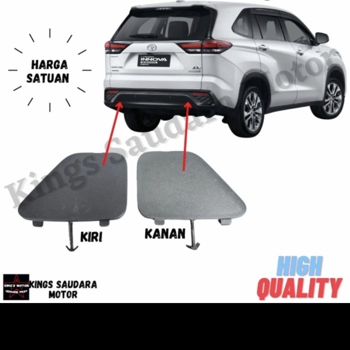 Jual Cover Tutup Derek Tutup Towing Bumper Bemper Innova Zenix Original ...