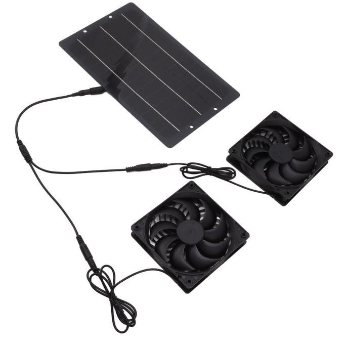 Jual ARF Solar Fan 10W Solar Panel Fan Kit Weatherproof Solar Powered ...