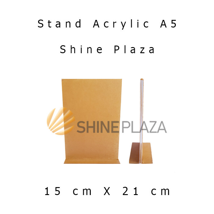 Jual STAND ACRYLIC A5 DISPLAY HARGA MENU BROSUR AKRILIK TENT SIGN ...
