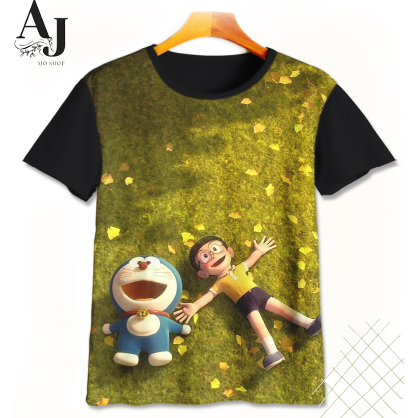 Jual Baju Anak Gambar Doraemon Kaos Kartun Game Anime 3D Doraemon-7 ...