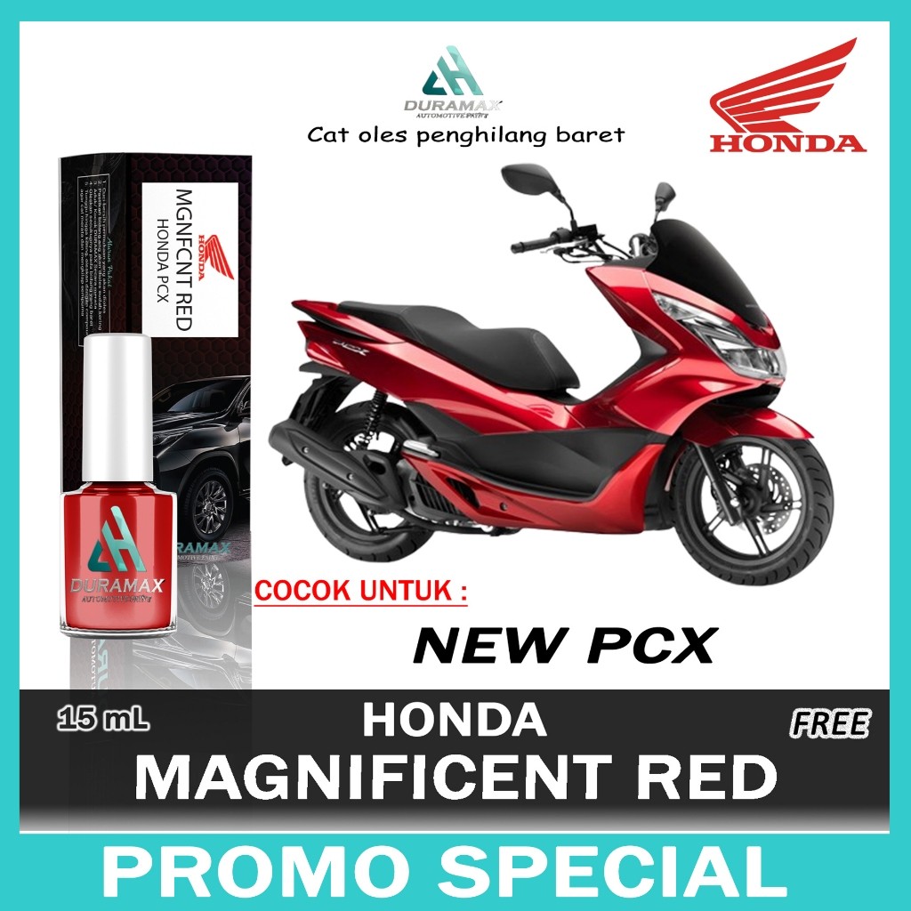 Jual CAT OLES PENGHILANG BARET MOTOR PCX RED GLOSSY MAGNIFICENT RED ...