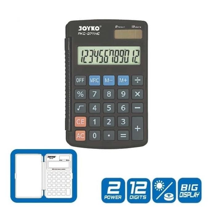 Jual New Kalkulator Saku | Kalkulator kecil 12 digits | PKC-0711HC ...