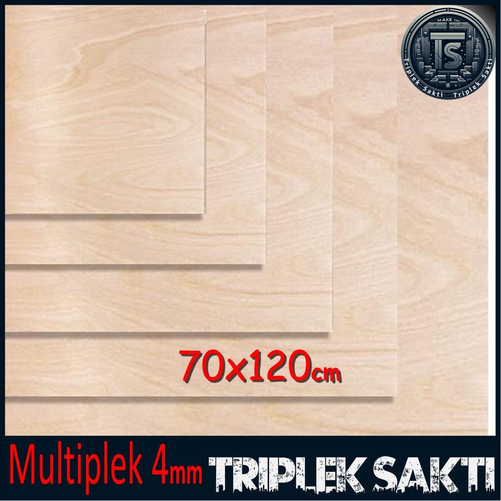 Jual Multiplek Triplek 4mm 70x120 cm ISI 2 LEMBAR ( 4 mm | 70x120cm ...