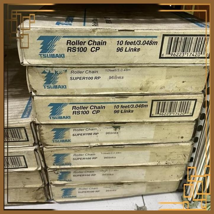 Jual [SRB] ROLLER CHAIN TSUBAKI RS100 CP ORIGINAL JAPAN | Shopee Indonesia