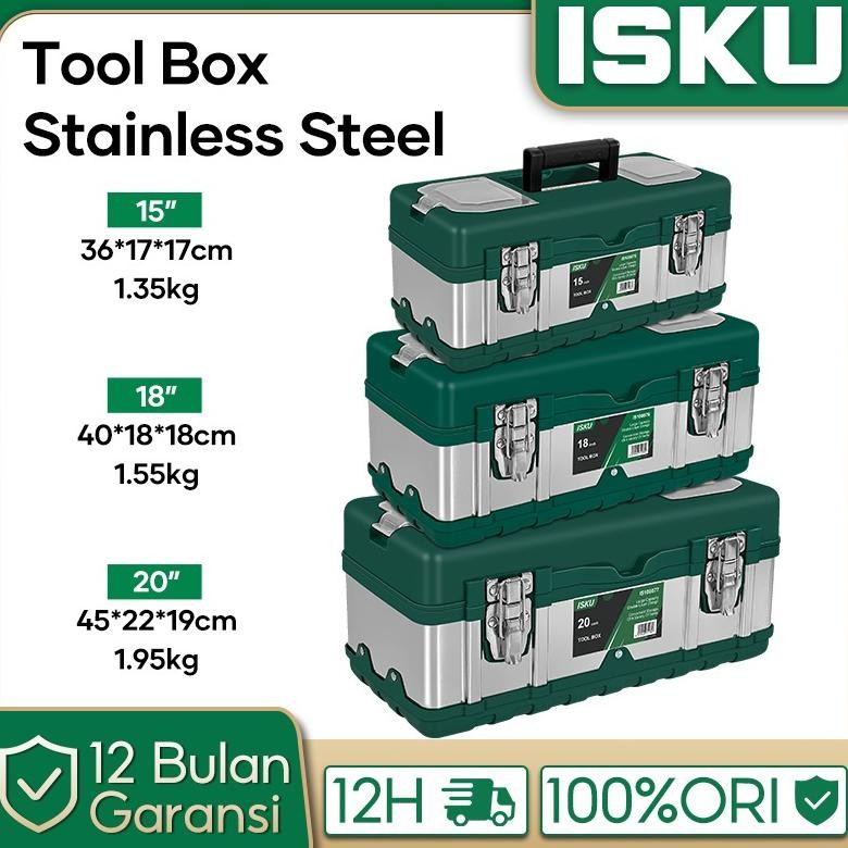 Jual [NEW] ISKU Tool box Besar 20 Inch Box Tahan lama Toolbox Kotak ...