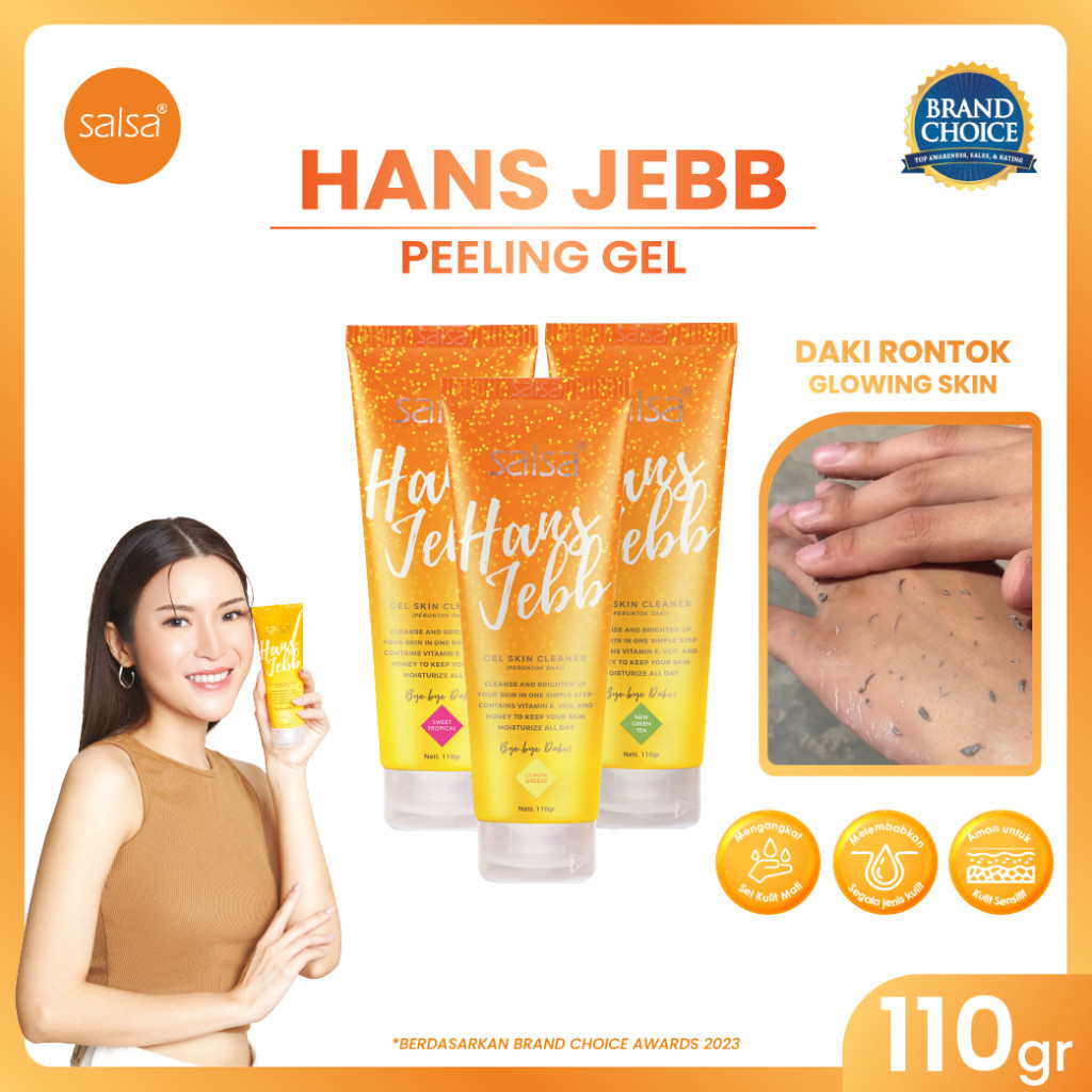 Jual Salsa Hans Jebb Peeling Gel Skin Cleanser Scrub Eksfoliasi Gel Scrub - SLS-HANSJ-GREENTEA ...