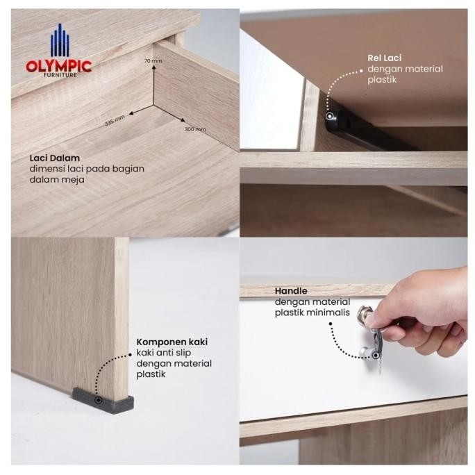 Jual MT 80 RUBIK / MEJA TULIS OLYMPIC OLYMPIC MEJA TULIS / MEJA BELAJAR ...