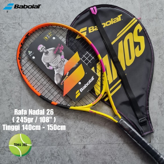 Jual Raket Tenis Anak Babolat Rafa Nadal 26 ( Usia 10 - 12 Tahun ...