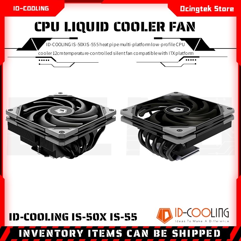Jual ID-COOLING IS-50X V3 IS-55 5 pipa panas multi-platform pendingin ...