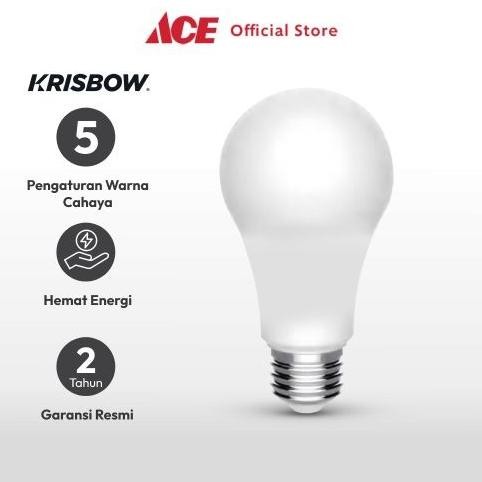 Jual HARGA DISC - Ace - Krisbow Set 2 Pcs Bohlam Led 5cct 10 Watt | Shopee Indonesia