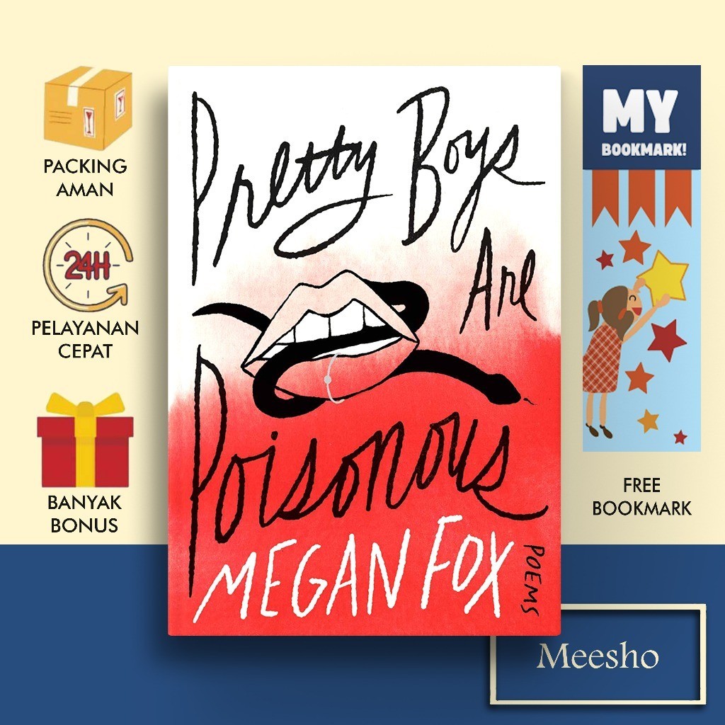 Jual Pretty Boys Are Poisonous: Poems by Megan Fox (English Version ...