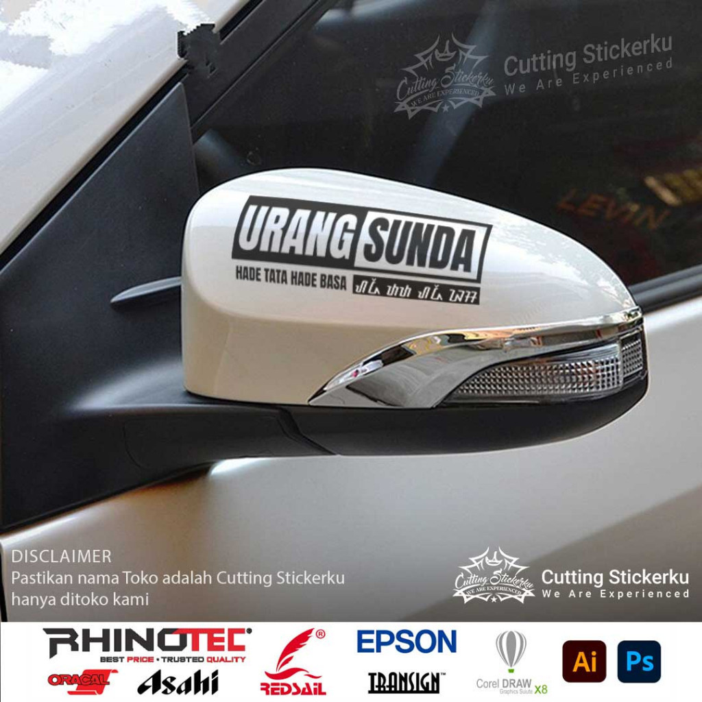 Jual Cutting Stiker Urang Sunda Variasi Motor Mobil Sticker Timbul ...