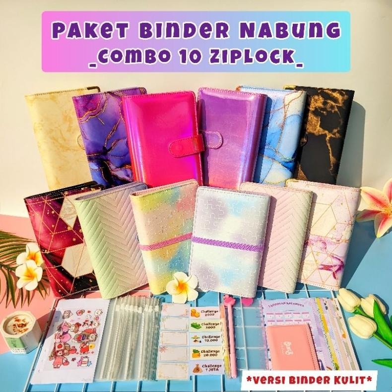 Jual TERMURAH [10 Ziplock] Part 2 Paket binder Nabung binder keuangan ...