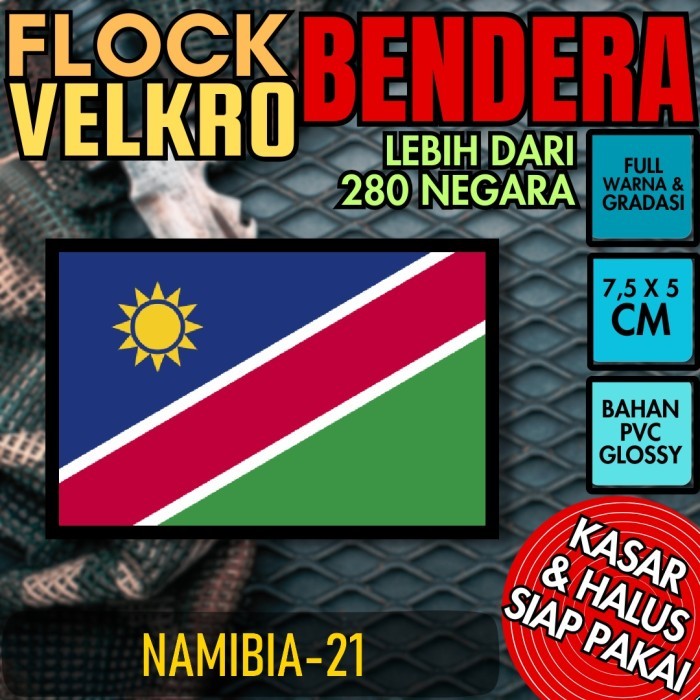 Jual """""] Patch Badge Emblem Flock Velkro Prepet Taktikal Tactical Bendera Negara - NAMIBIA ...