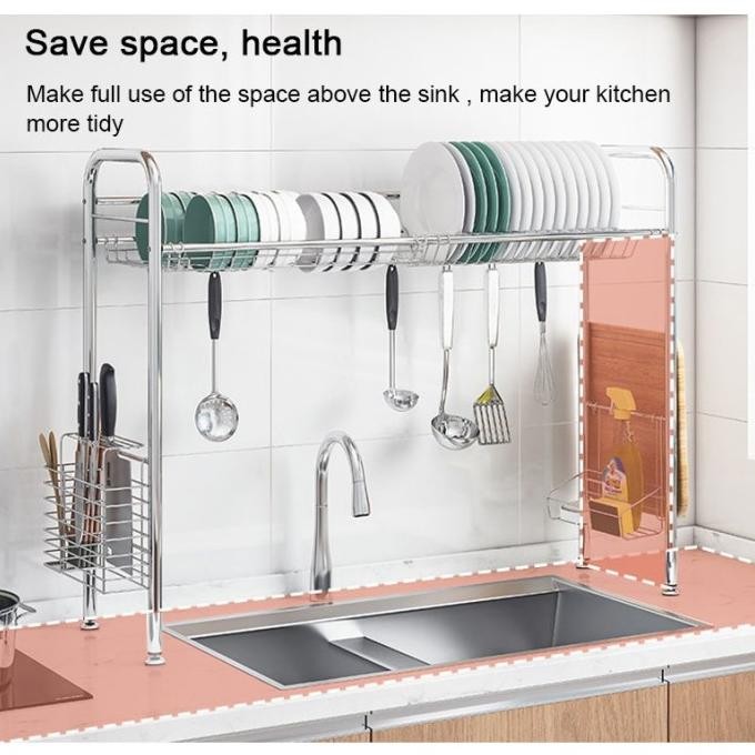 Jual Rak wastafel cuci piring Stainless Steel Rak Dapur Rak Piring ...