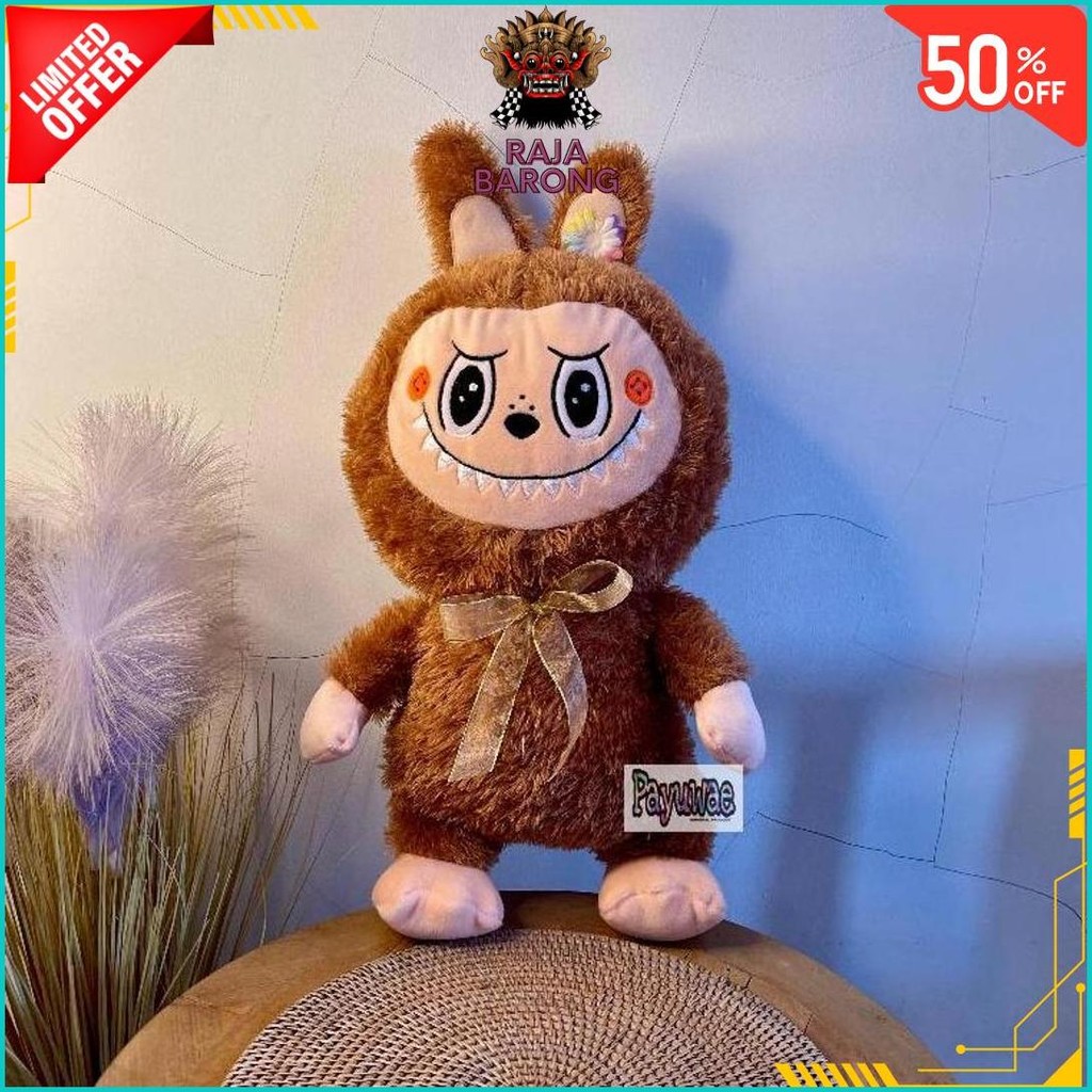 Jual Boneka Labubu Tinggi 60Cm Pakai Lampu Led Nyala The Monster ...