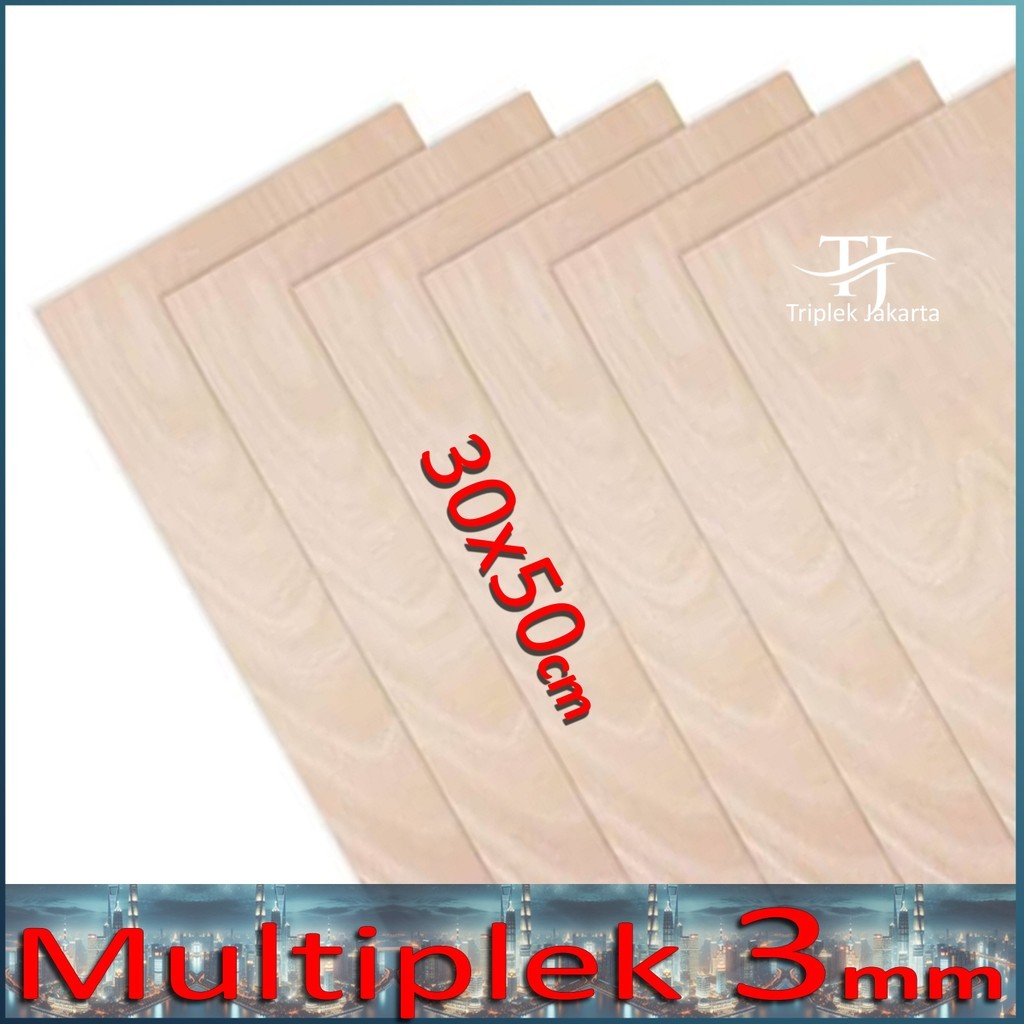 Jual Multiplek/Triplek 3mm 30x50 cm | Shopee Indonesia