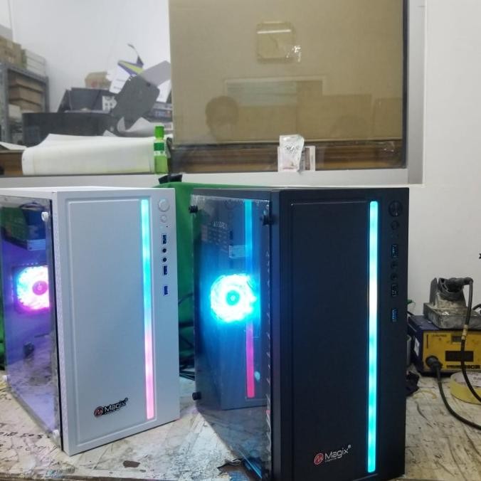 Jual Casing Magix D1 Case Gaming Pc D 1 +1 Fan+1 Lamp 16Color Rgb Non ...