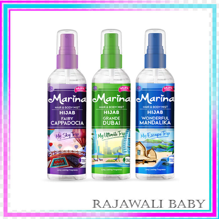 Jual Marina Hijab Hair & Body Mist Cologne 100ml - Parfum Wanita ...