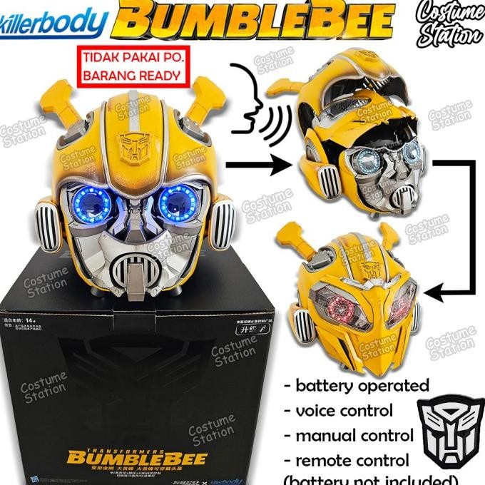 Jual Helm Bumblebee Transformer Killerbody / Topeng Helmet Mainan Robot ...