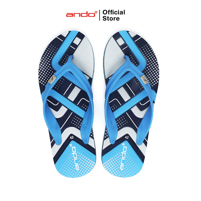 Jual Ando Official Sandal Jepit Prima 01 Pria Dewasa - Biru | Shopee ...