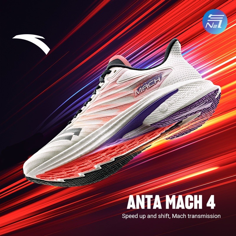 Jual ANTA Mach 4 Sepatu Lari Pria Sepatu Running Pria Sepatu Sneakers1124A5583 | Shopee Indonesia
