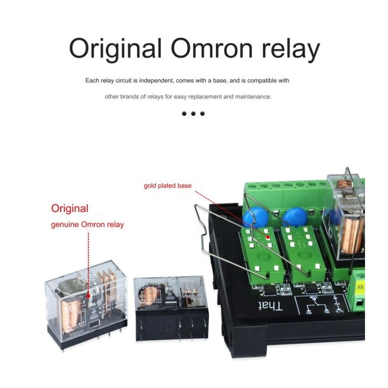 Jual Omron Relay 16 Channel 24V Modul 2 Com G2R-1 Ori 1No 1Nc Indicator ...