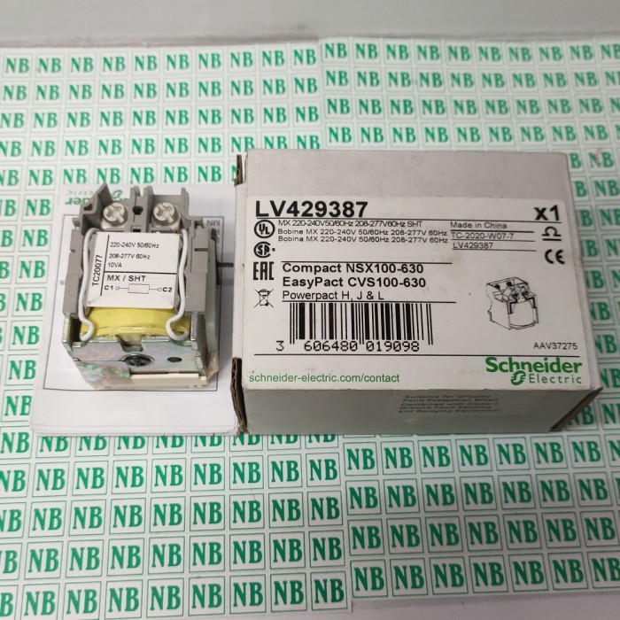 Jual Uvt Mx/Sht Schneider Lv429387 220V 10Va Genuine | Shopee Indonesia