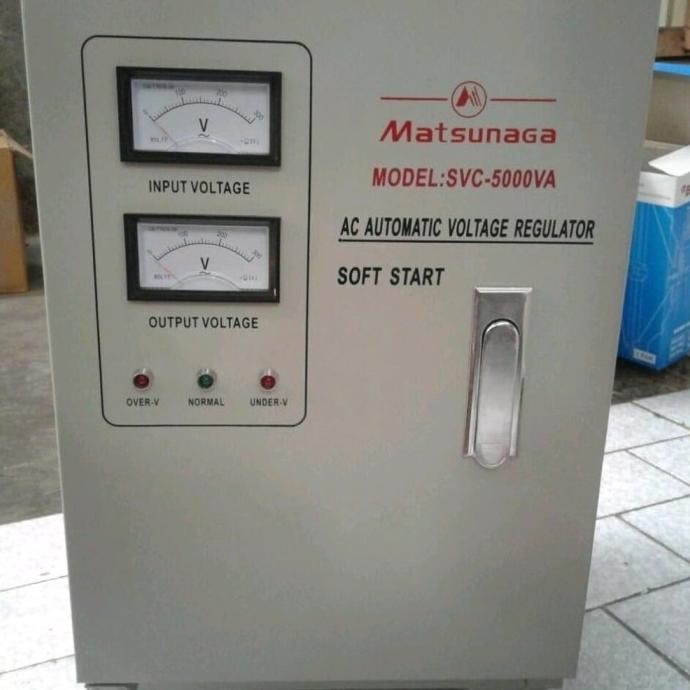 Jual Matsunaga Stavol Stabilizer 5000 Watt 5KVA penstabil tegangan ...
