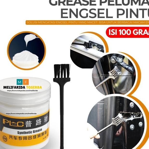 Jual Grease Gemuk Sintetis Warna Putih Untuk Pelumas Engsel Pintu Rel ...