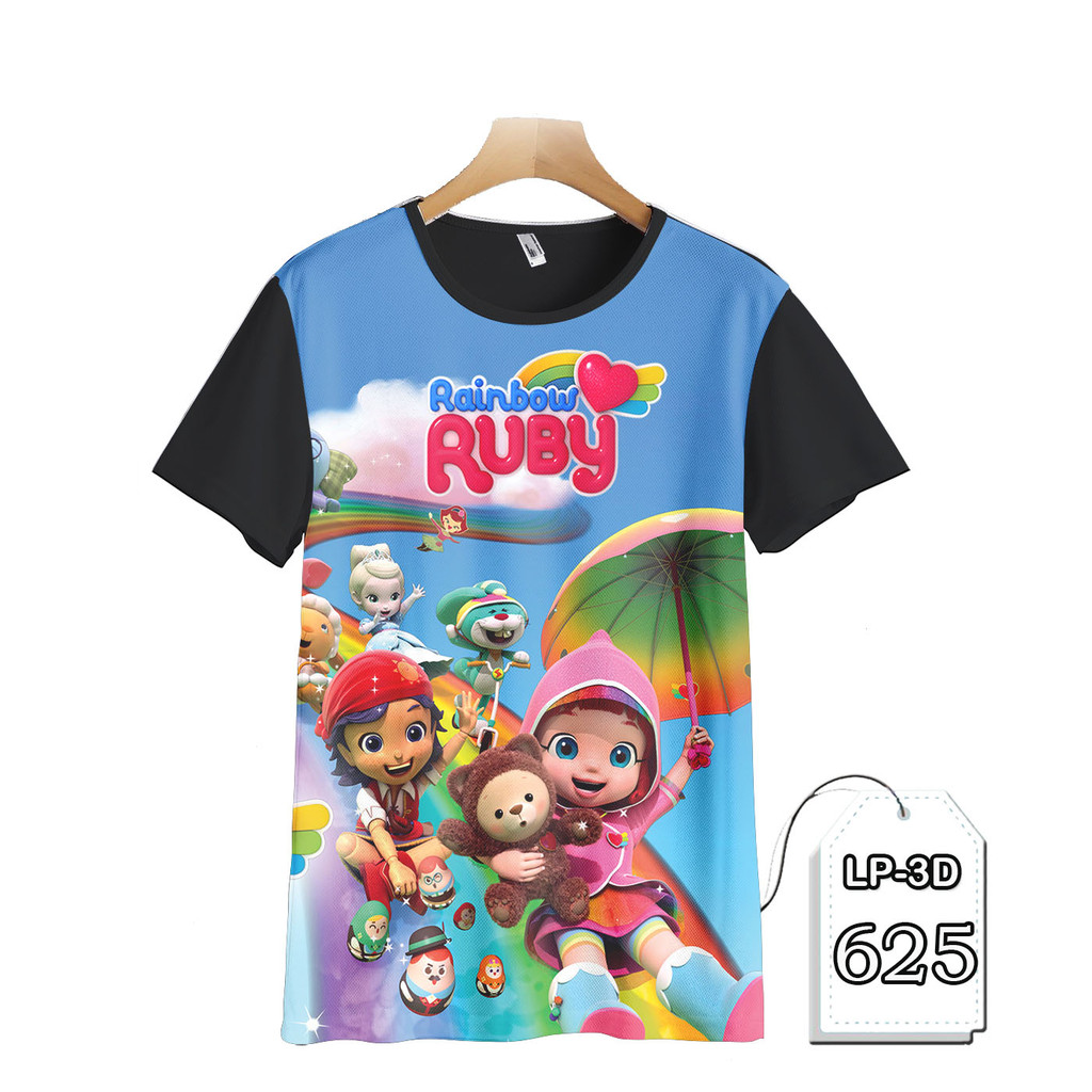 Jual Baju Rainbow Ruby Bears Baju Anak dan Dewasa Serial Kartun TV Animasi LP3D-625 Fashion ...