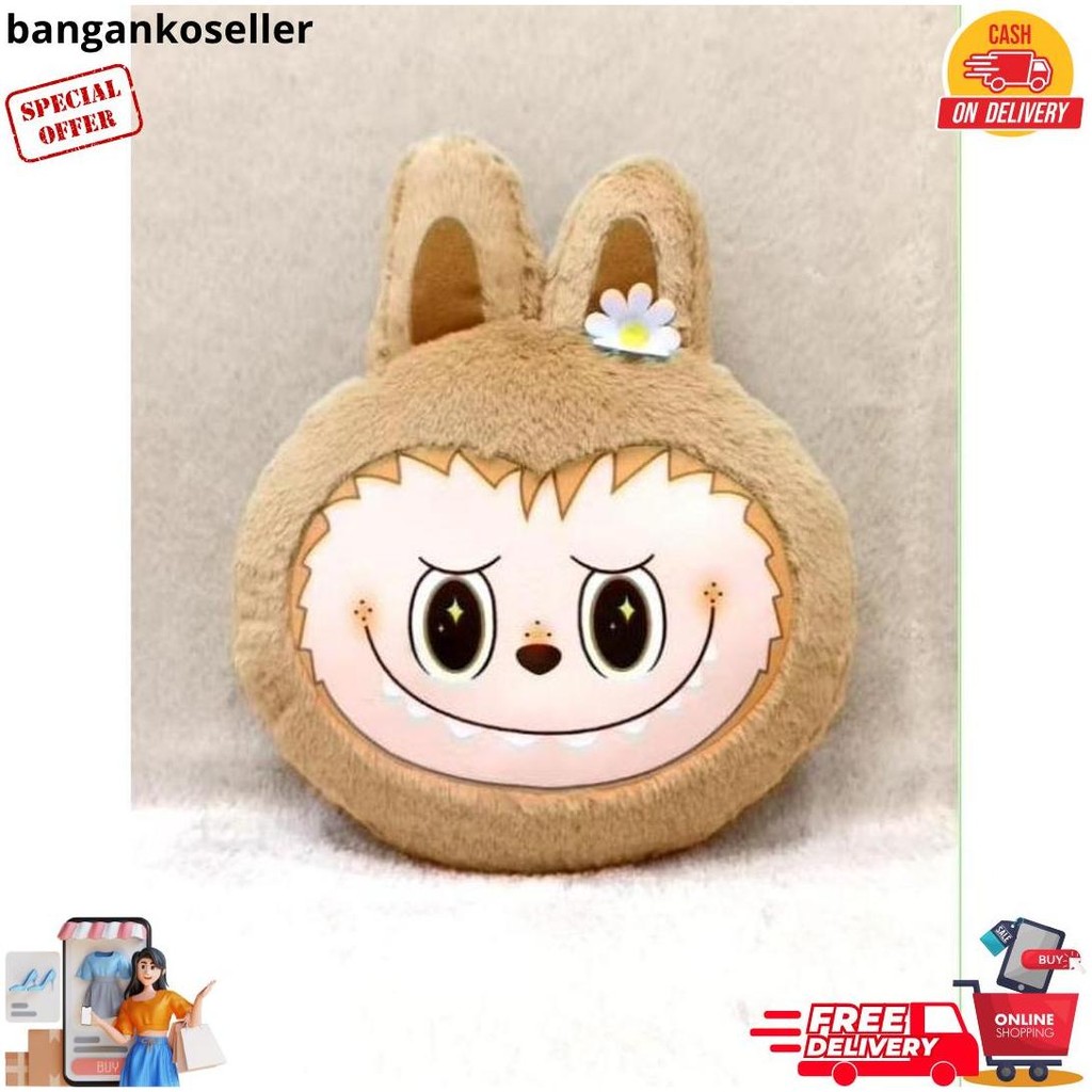 Jual Boneka Bantal Pillow Labubu Macaroon Viral 40Cm Unofficial Kado ...
