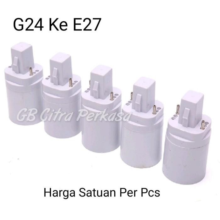 Jual Konverter Fitting Lampu Tusuk Ke Ulir Adapter G23 Ke E27 - G24 Ke ...