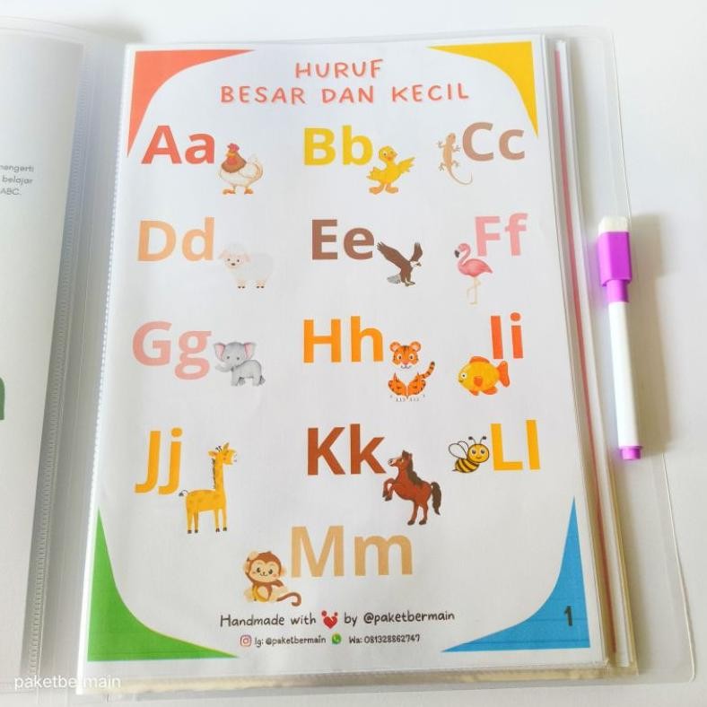 Jual [LARIS] Worksheet Mengenal Huruf ABC/ Worksheet Huruf Abjad/ Worksheet Menulis Huruf Abjad ...