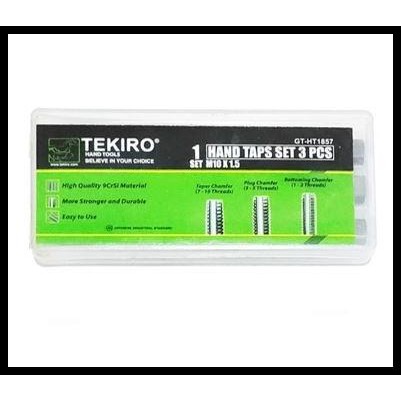 Jual Tekiro Hand Taps Set 3 Pcs M10 X 1.5 Mm Tekiro | Shopee Indonesia