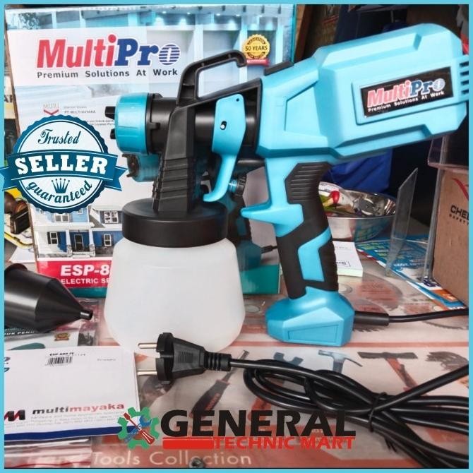 Jual Spray Gun Elektrik Cat Minyak Air Multipro Esp 800Jy Termurah ...