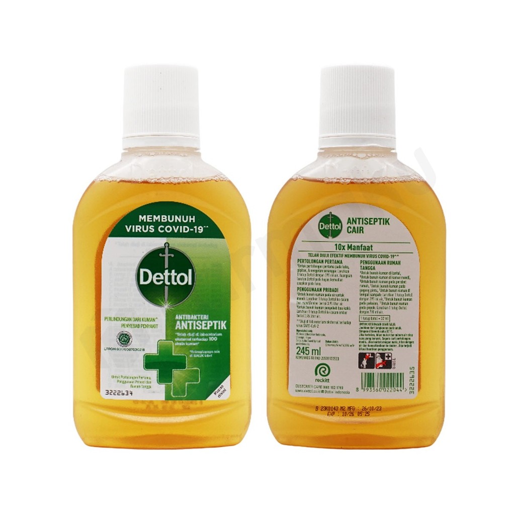 Jual Dettol Antiseptik 245 ml | Shopee Indonesia