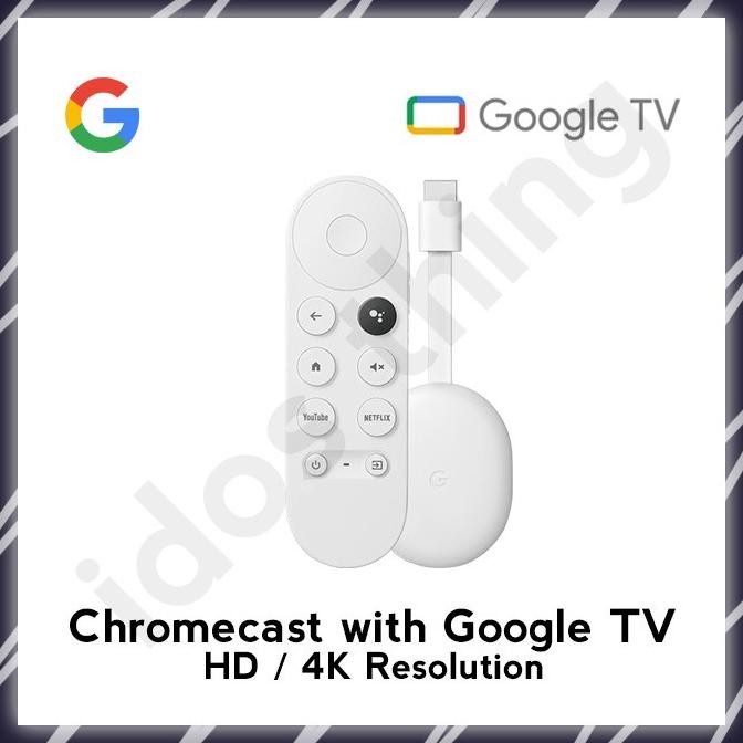 Jual Google Chromecast / Chrome Cast 4 with Google TV | Shopee Indonesia