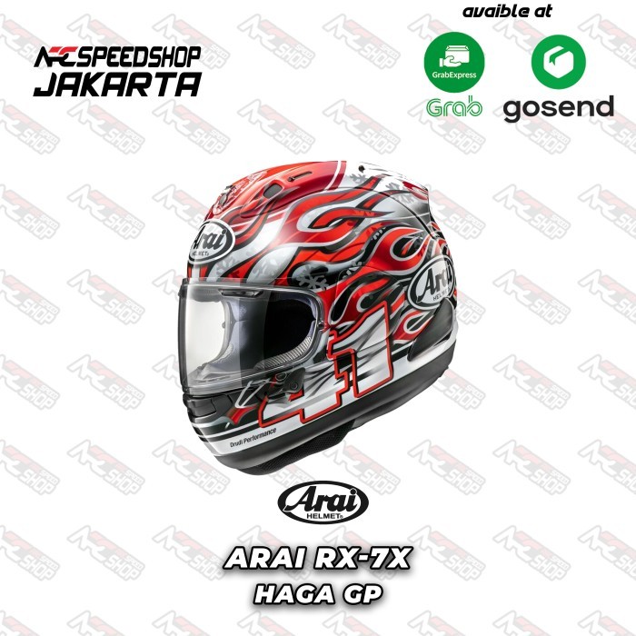 Jual Helm Full Face ARAI RX7X Haga GP - Helmet Motor RX-7X | Shopee Indonesia