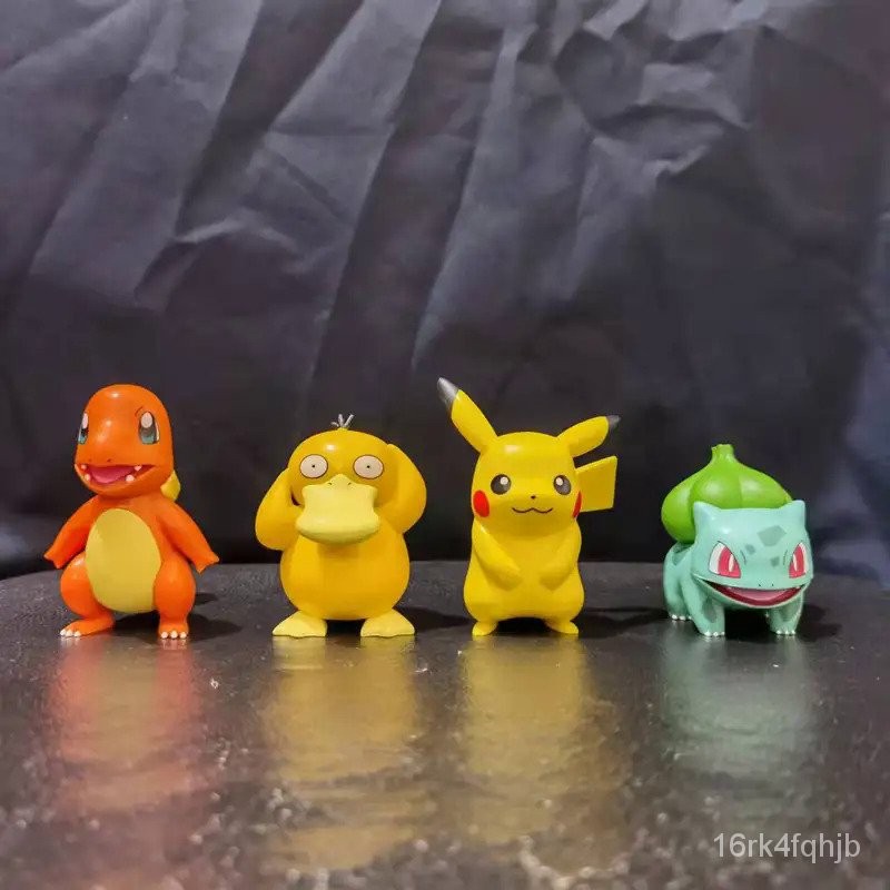 Jual Pokemon Pikachu & Bulbasaur & Psyduck & Charmander Cute Ver. pvc ...