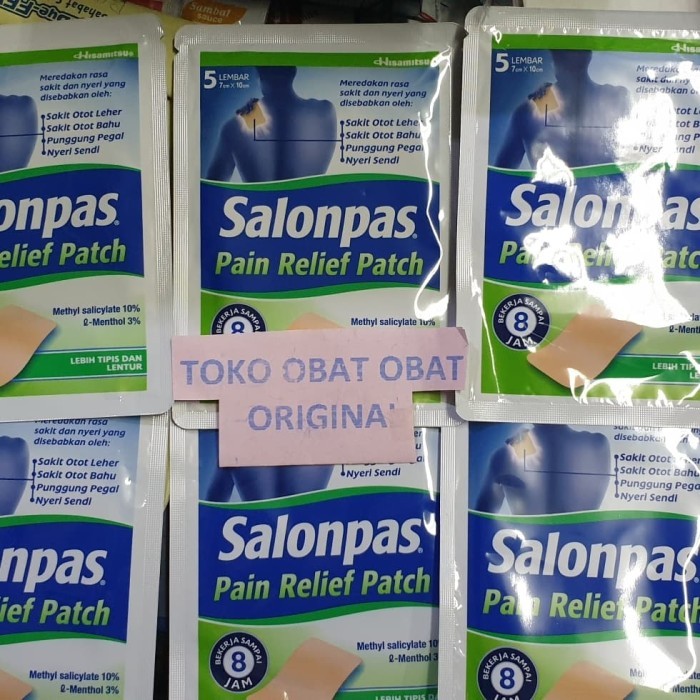 Jual Salonpas Pain Relief Patch 5 Lembar X 8 Sachet ( Box) | Shopee ...