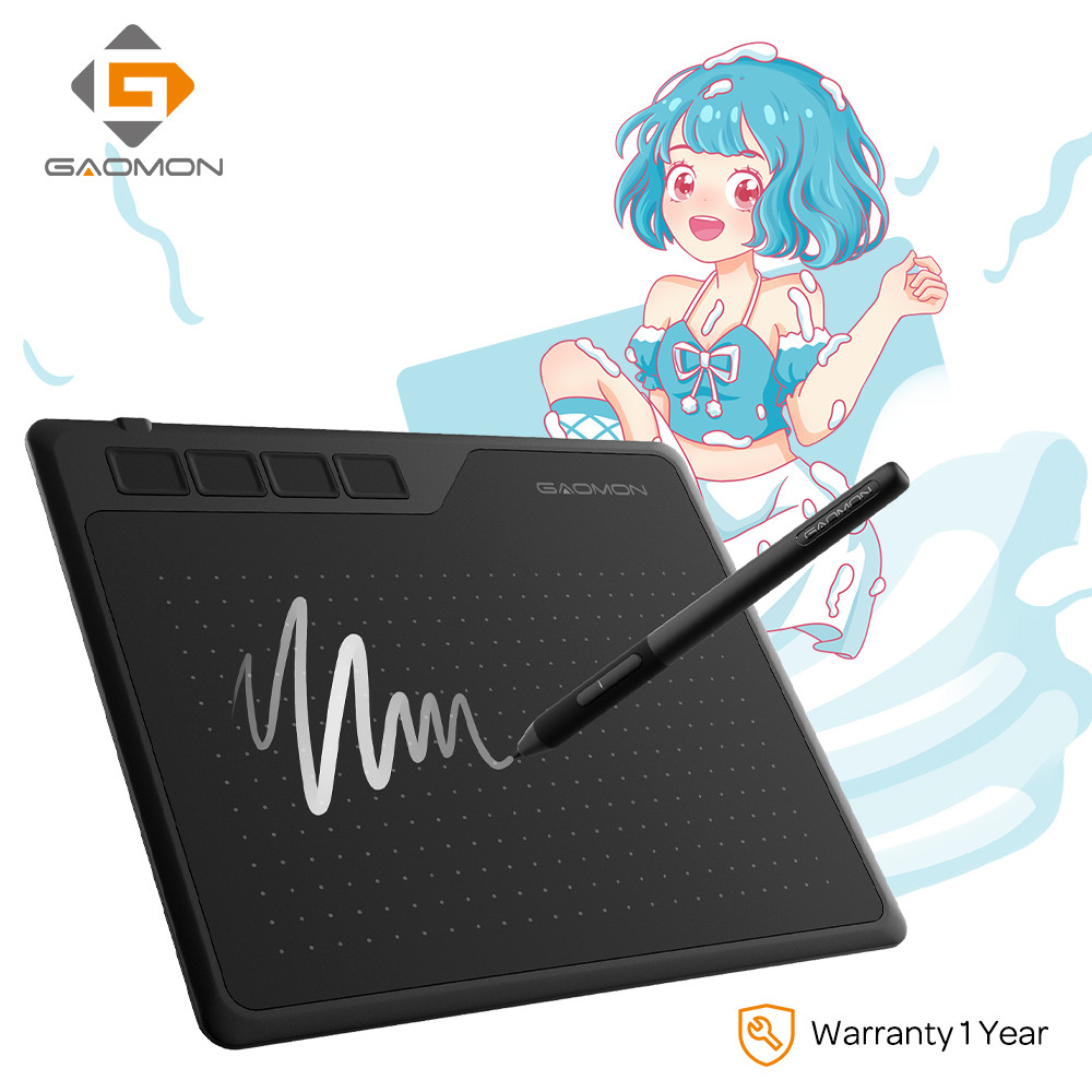 Jual Tablet Grafis Gaomon S620/S630/S830 Pena 6,5 X 4 Inci dengan Tombol Ekspres dan Bebas ...