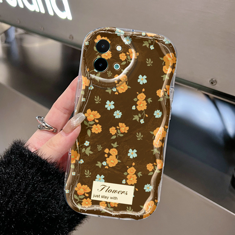 Jual Casing Hp Untuk VIVO Y28 4G Case Casing Softcase bunga kecil HP ...
