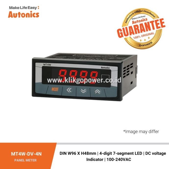 Jual AUTONICS PANEL METER MT4W-DV-4N ORIGINAL DAN TERPERCAYA | Shopee Indonesia